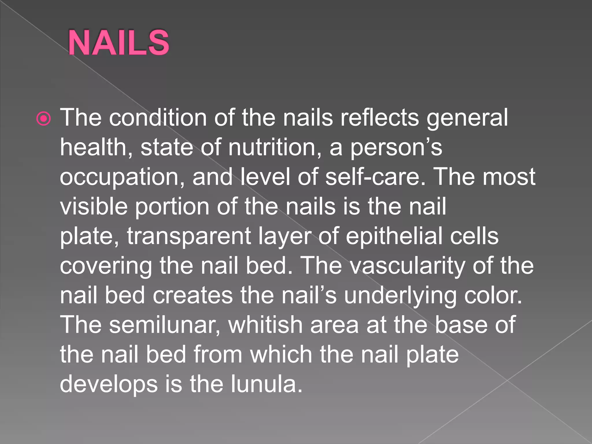 Assessment on Skin, Hair & Nails / HEENT | PPTX