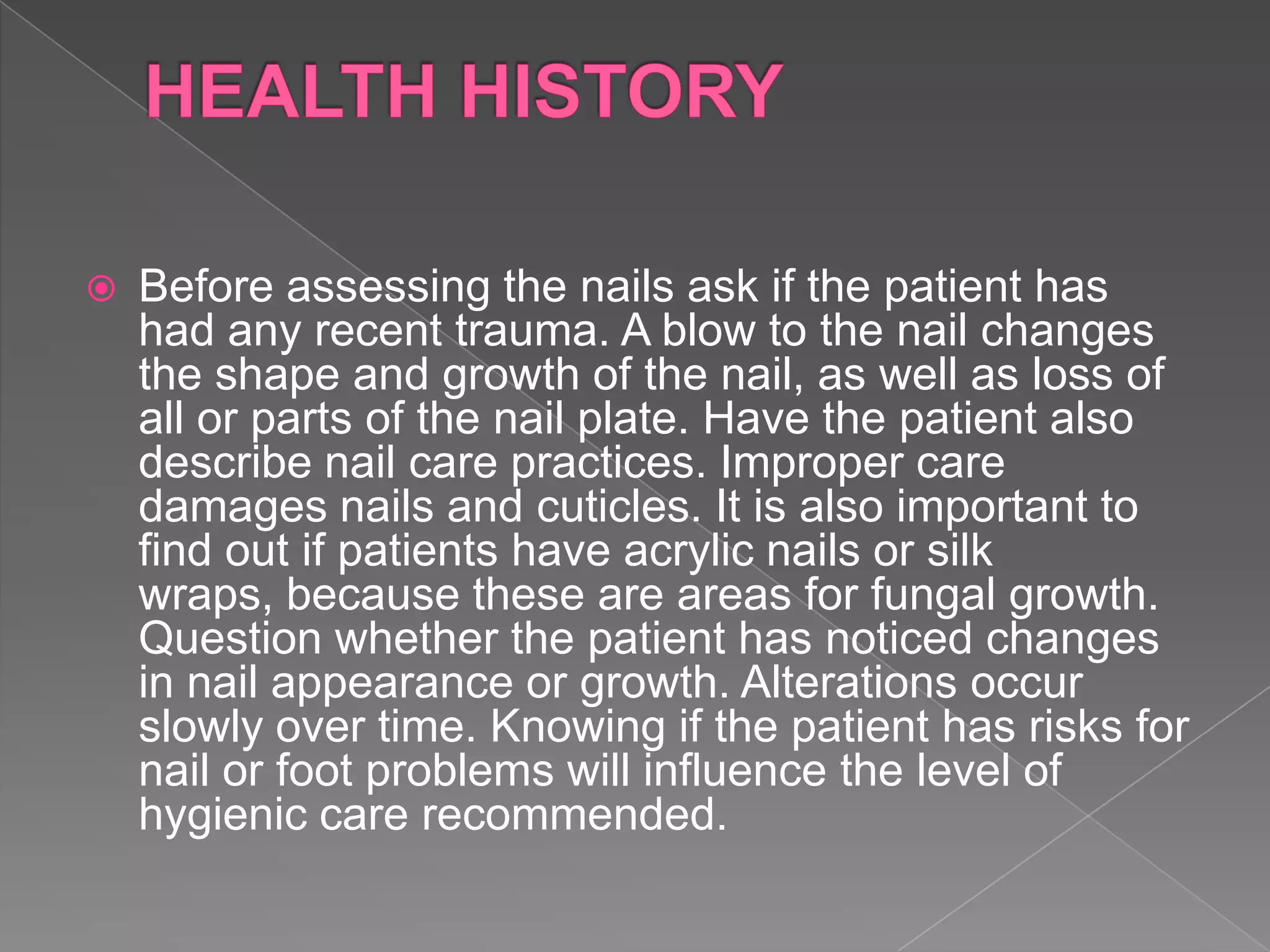 Assessment on Skin, Hair & Nails / HEENT | PPTX