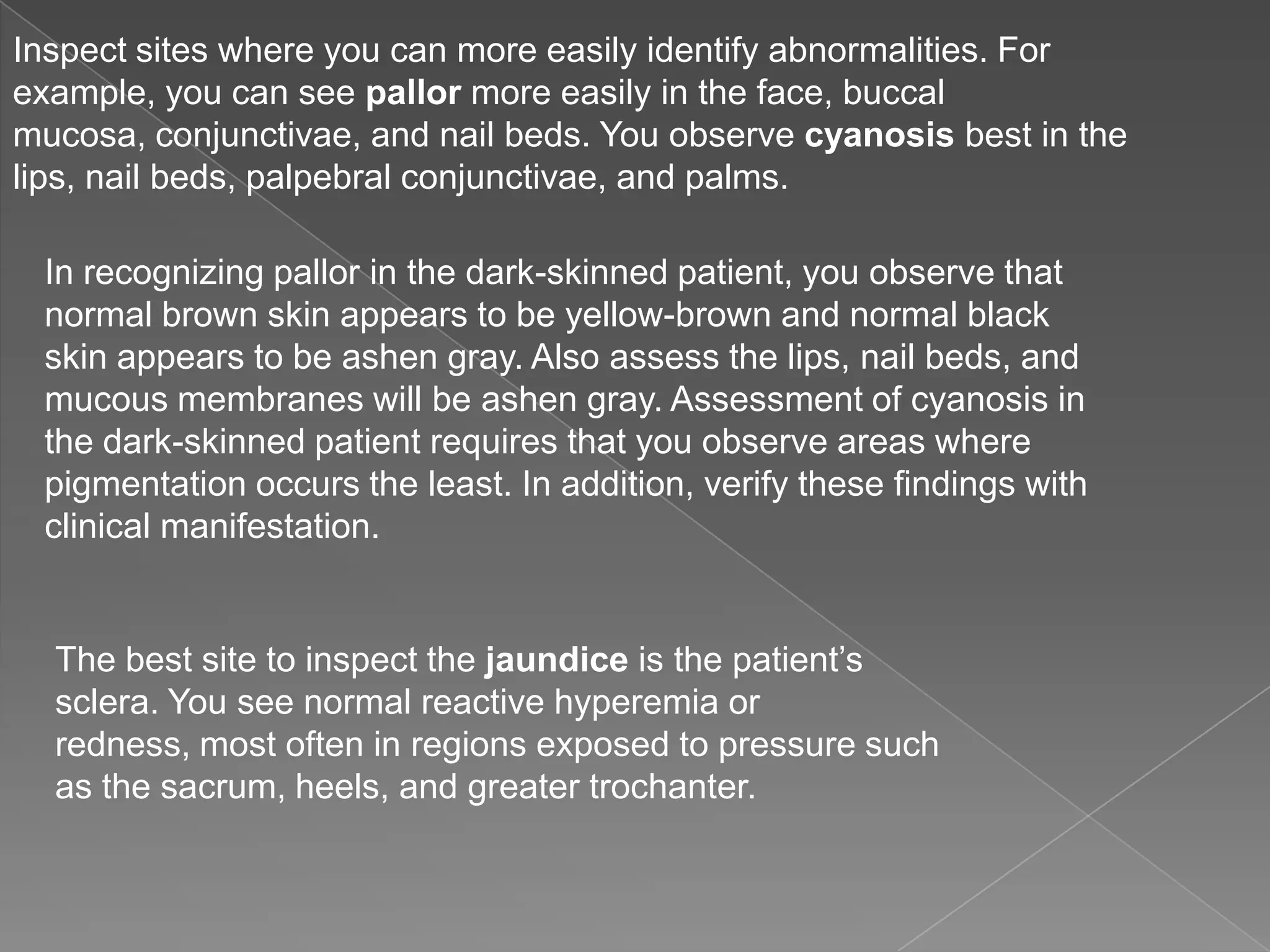 Assessment on Skin, Hair & Nails / HEENT | PPTX