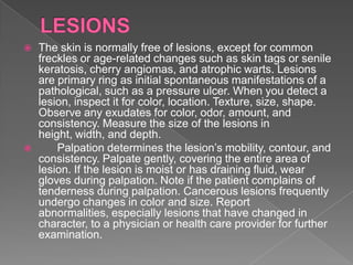 Assessment on Skin, Hair & Nails / HEENT | PPTX