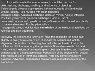 Assessment on Skin, Hair & Nails / HEENT | PPTX