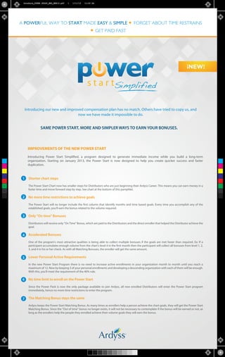 Power Start Simplified | PDF