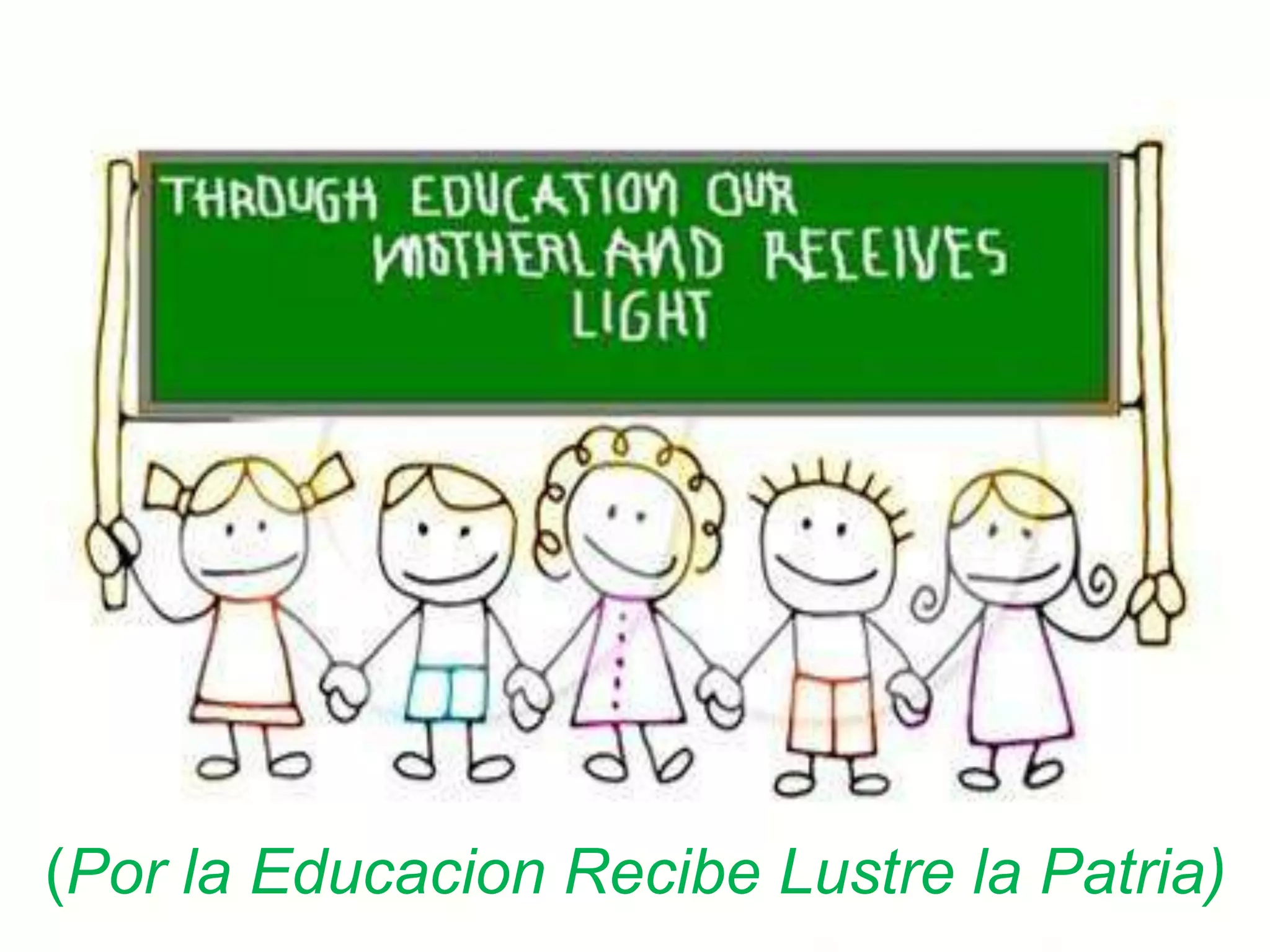 Through Education Our Motherland Receives Light | PPTX