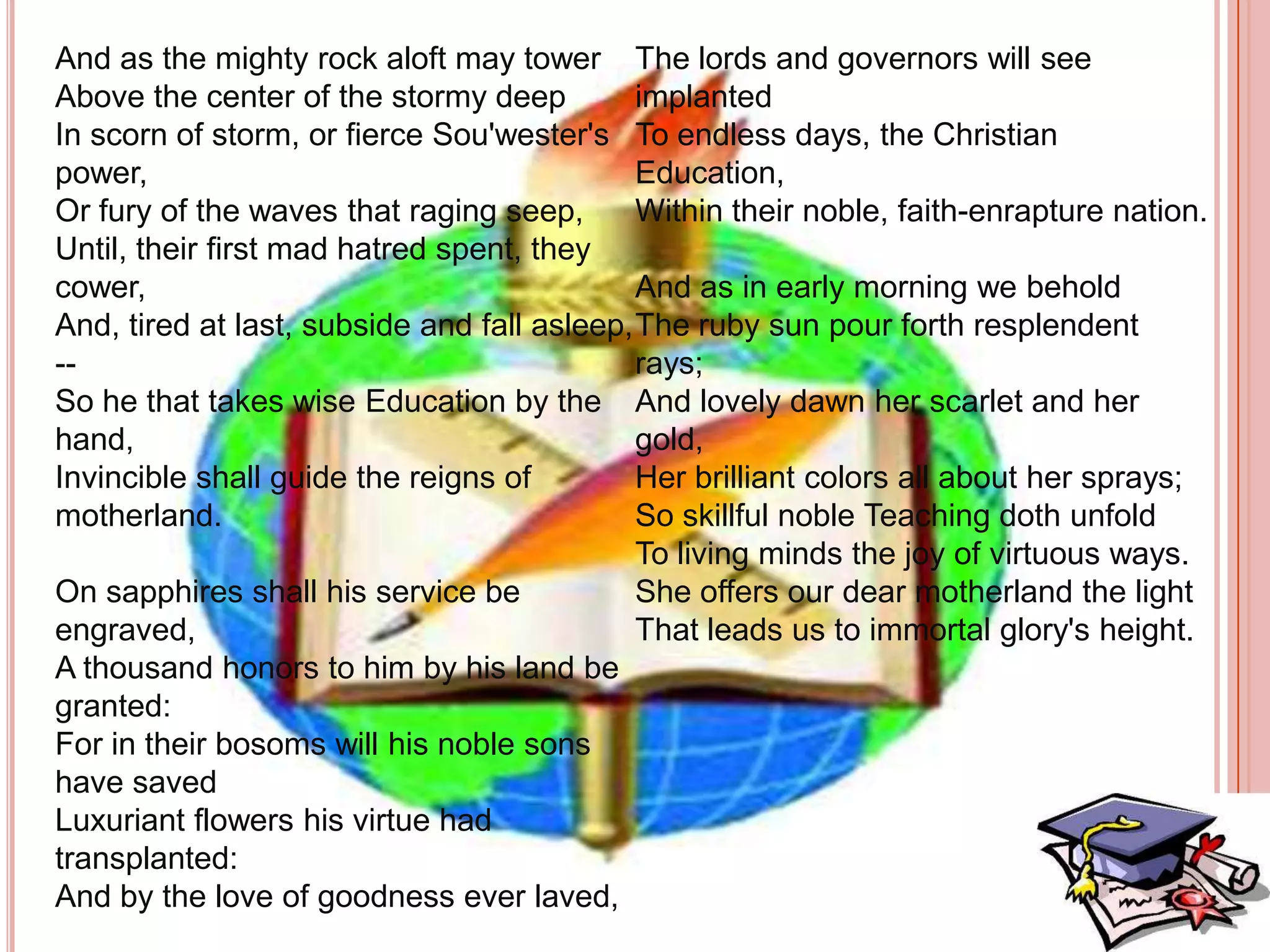 Through Education Our Motherland Receives Light | PPTX