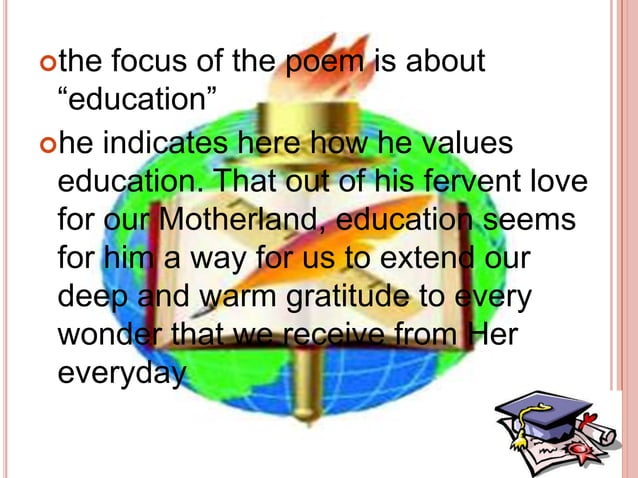 Through Education Our Motherland Receives Light | PPTX | Poetry | Books ...