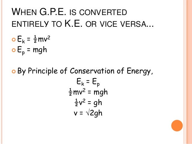 Energy and Efficiency