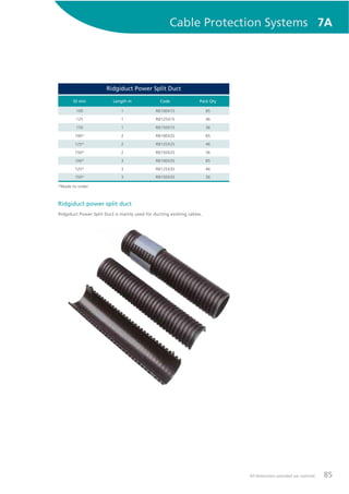 Polypipe Cable Ducting - Ridgiduct Power Cable Ducting - Polypipe Split ...