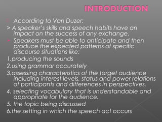 the speaking process | PPT