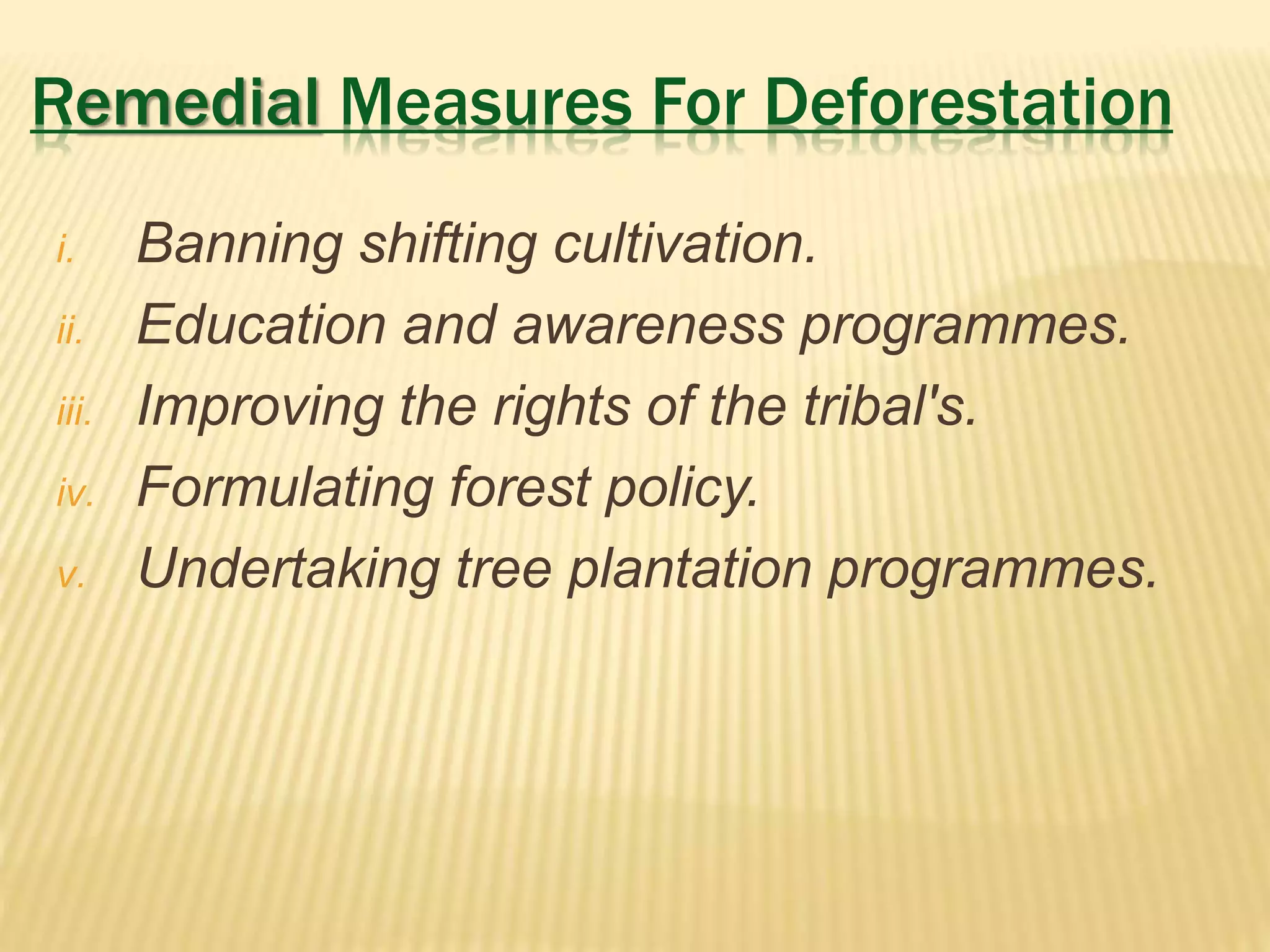 Deforestation | PPTX