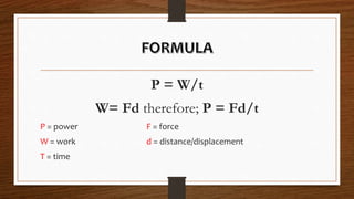 Power | PPTX | Physics | Science