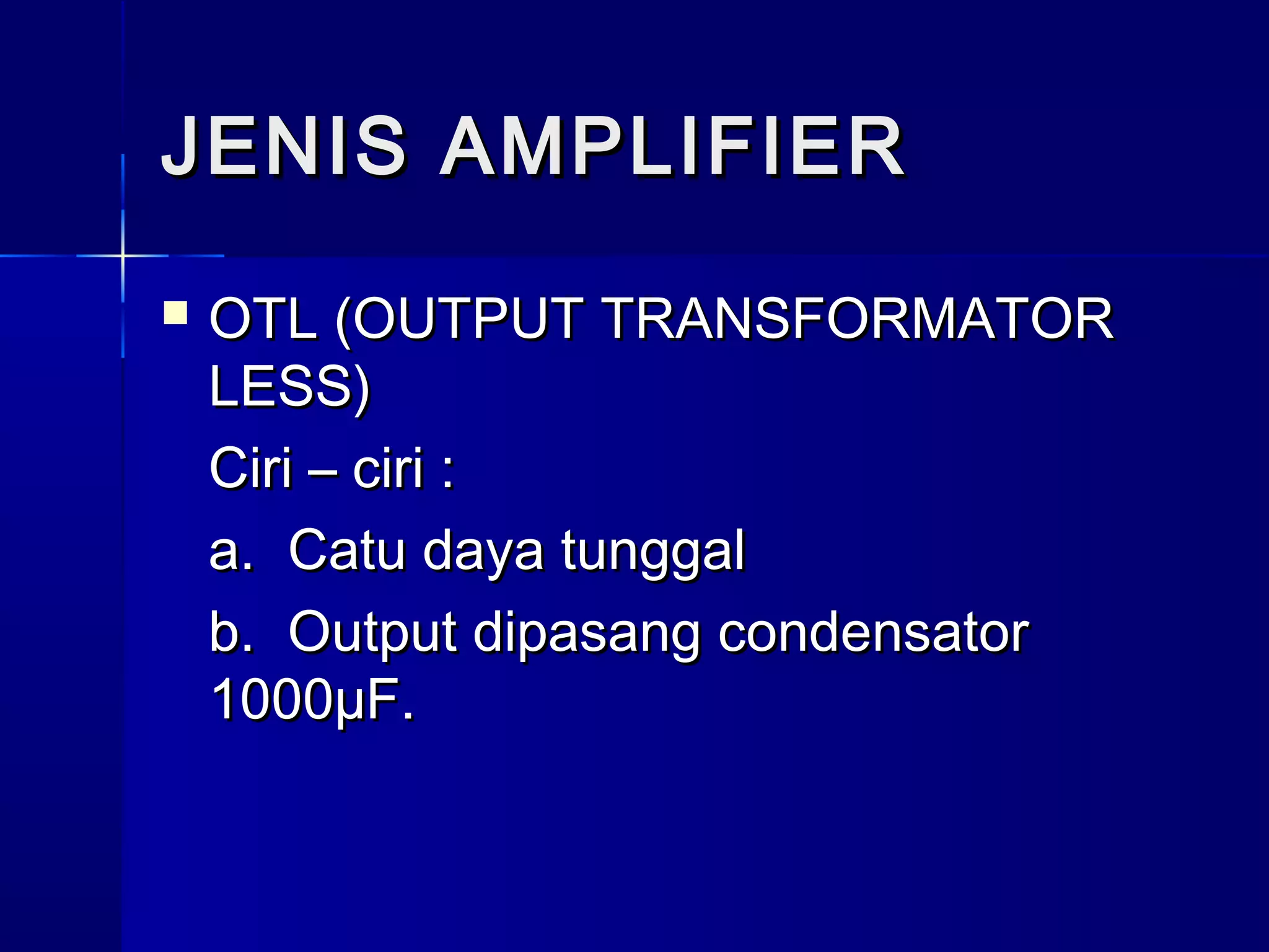 Power amplifier | PPT