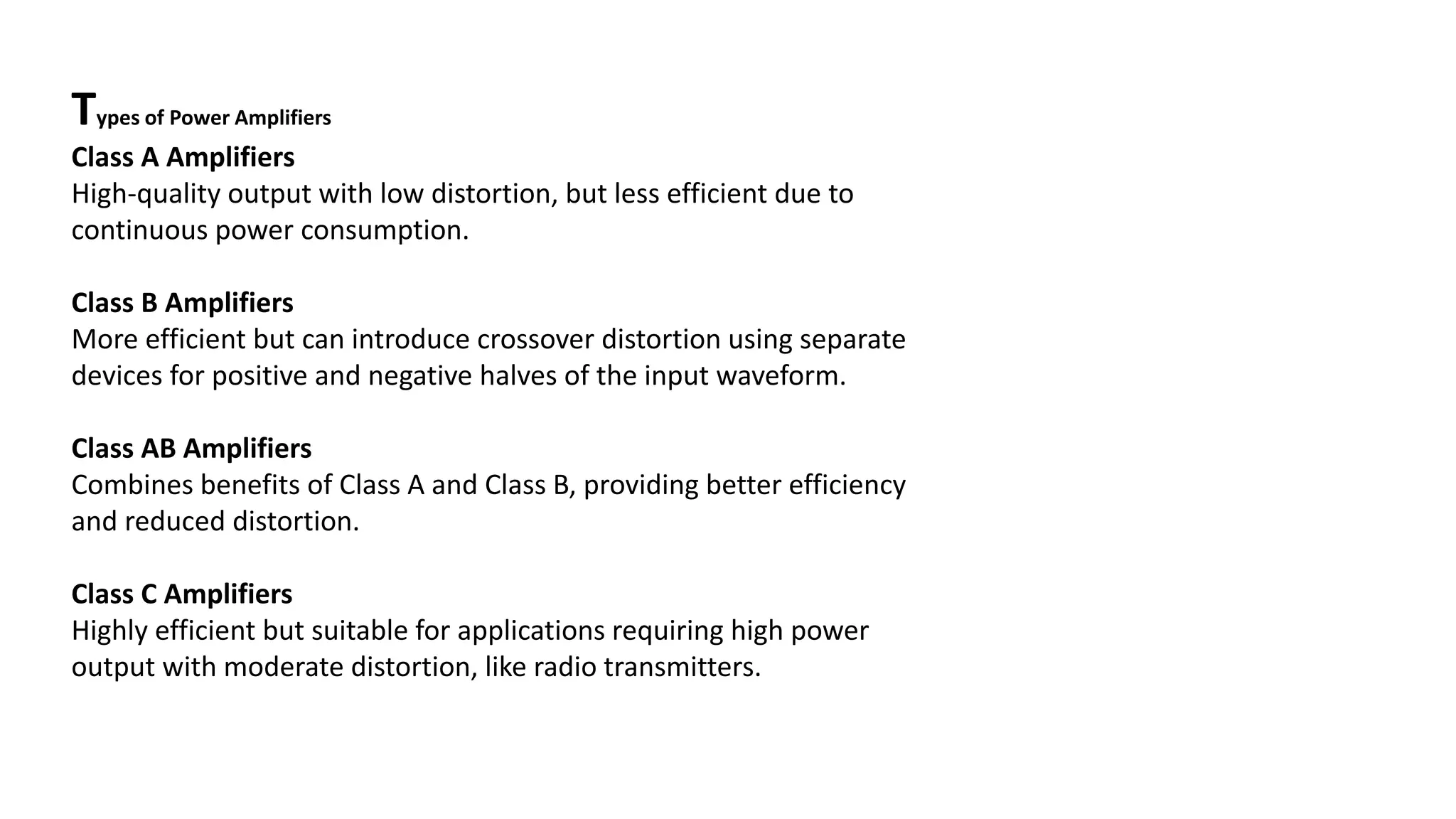 Power-Amplifiers (1) (2).pptx for amplifiers | PPTX