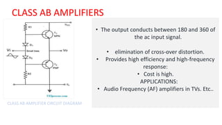 Power-Amplifiers (1) (2).pptx for amplifiers | PPTX