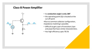 Power-Amplifiers (1) (2).pptx for amplifiers | PPTX