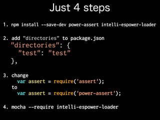 power-assert, mechanism and philosophy | PPT