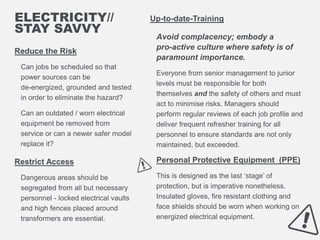 Stay Safety Savvy in the Power Industry | PPT