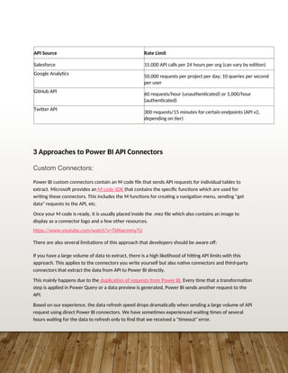 Power BI API Connectors - Best Practices for Scalable Data Connections | PPT