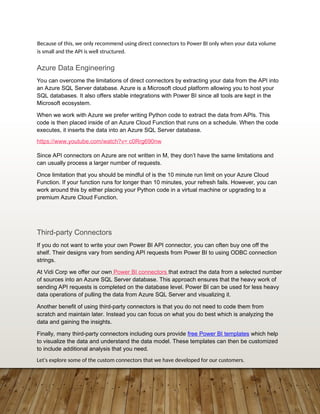 Power BI API Connectors - Best Practices for Scalable Data Connections ...