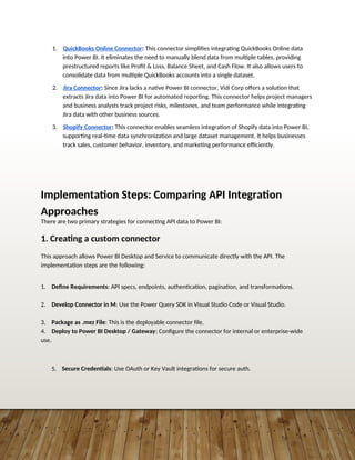 Power BI API Connectors - Best Practices for Scalable Data Connections | PPT