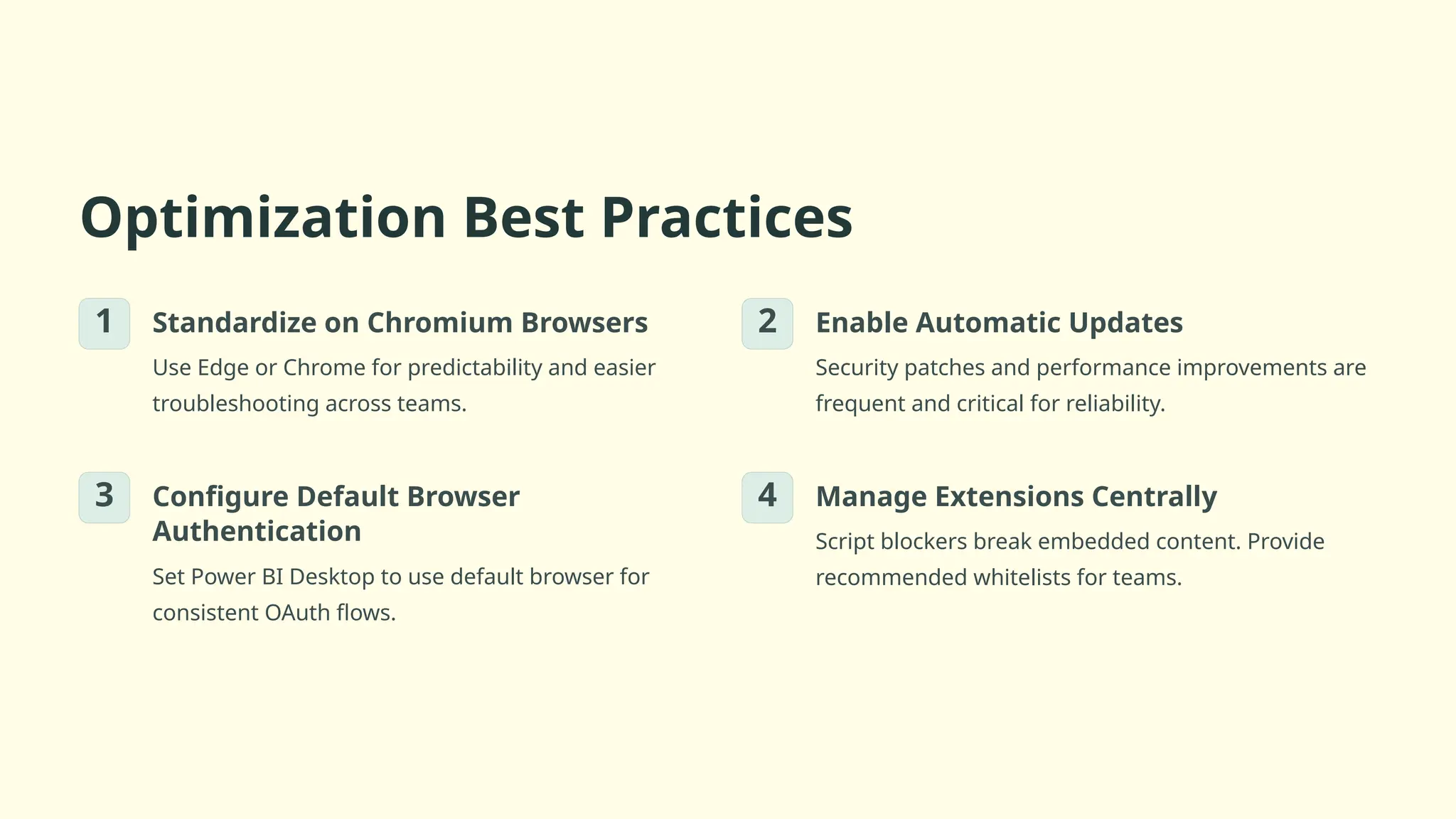 A Guide to Supported Web Browsers for Power BI on Windows | PPTX