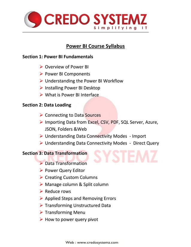 Power BI Training in Chennai with Placements | PDF