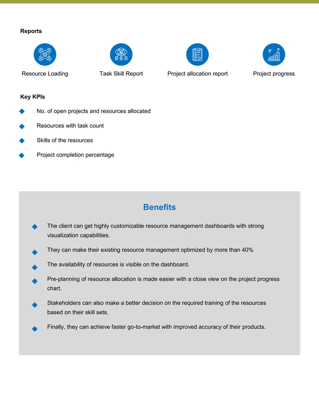 Power BI Dashboards For Resource Management | PDF