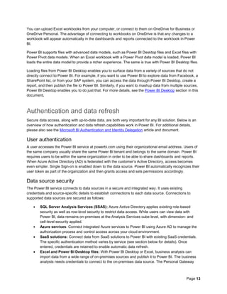 Bring your data to life with Power BI | PDF