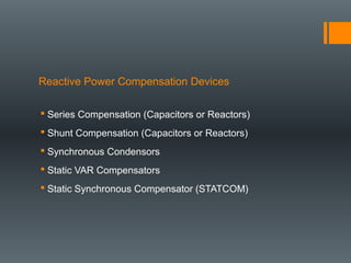 Power control in power systems | PPT