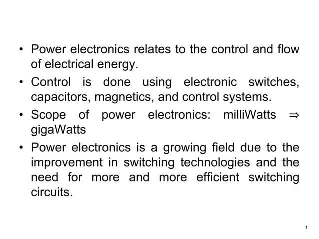 POWER-ELECTRONICS for renewable energy systems.ppt | Consumer Electronics | Technology & Computing