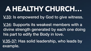 Power filled church | PDF