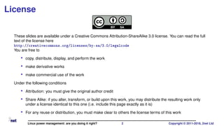 Linux power management: are you doing it right? | PPT