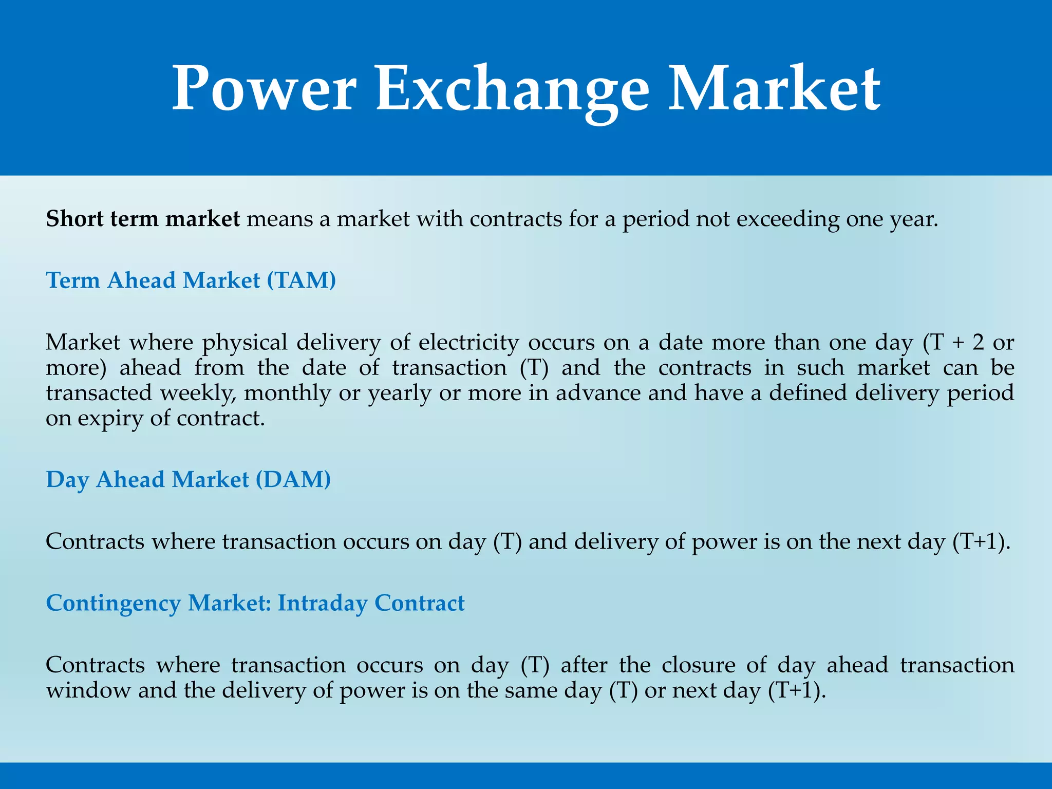 Power Markets & Trading in India | PDF