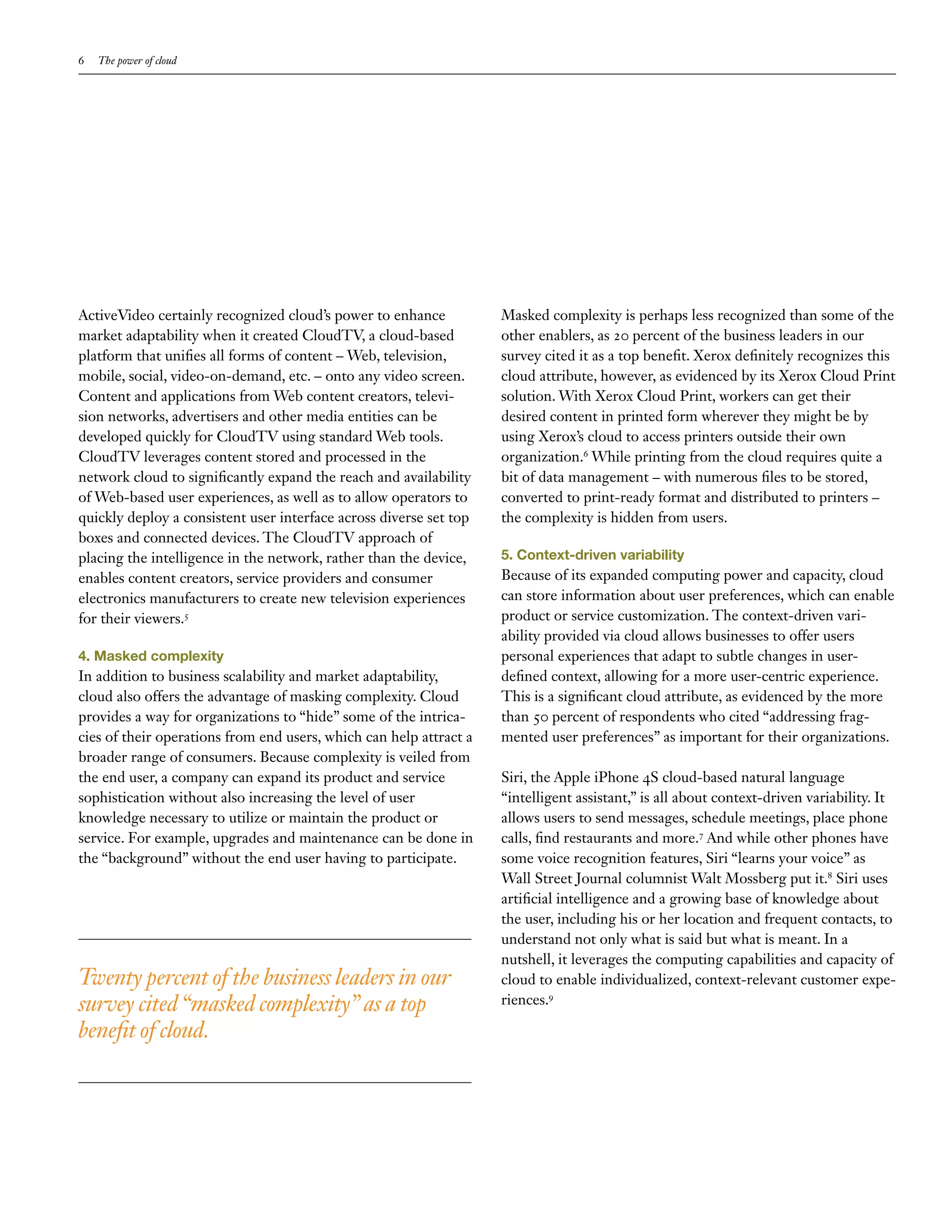 The power of cloud | PDF