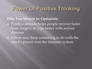 Power Of Positive Thinking | PPT