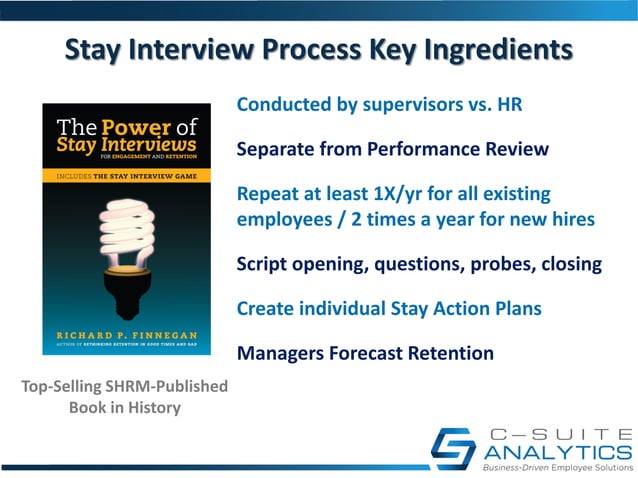 The Power of Stay Interviews for Employee Engagement & Retention | PDF ...