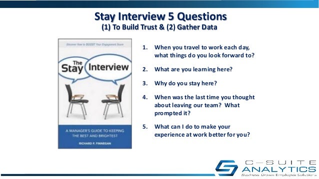 The Power of Stay Interviews for Employee Engagement & Retention