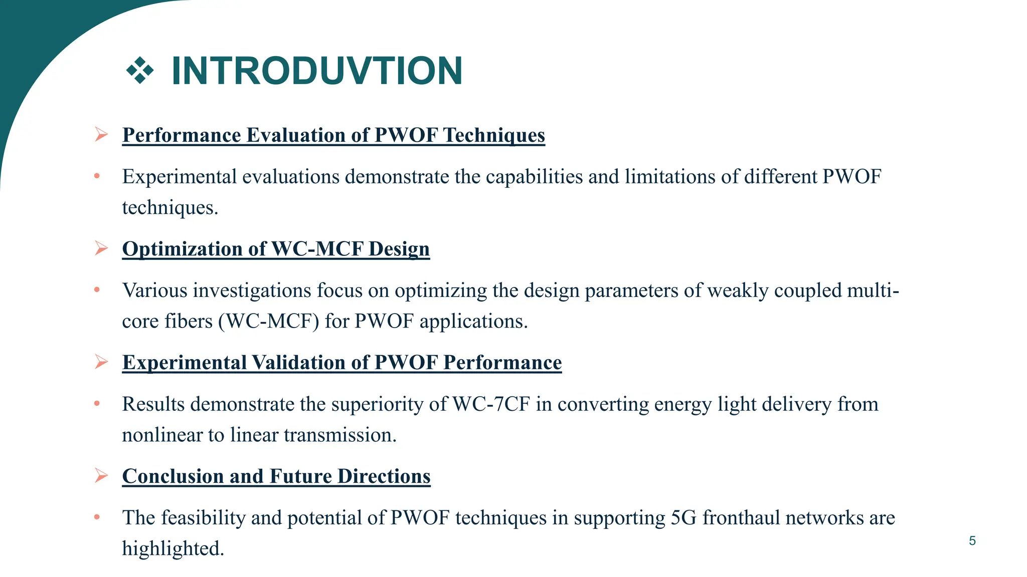 Power-over-Fiber in Support of 5G NR Fronthaul: | PPT