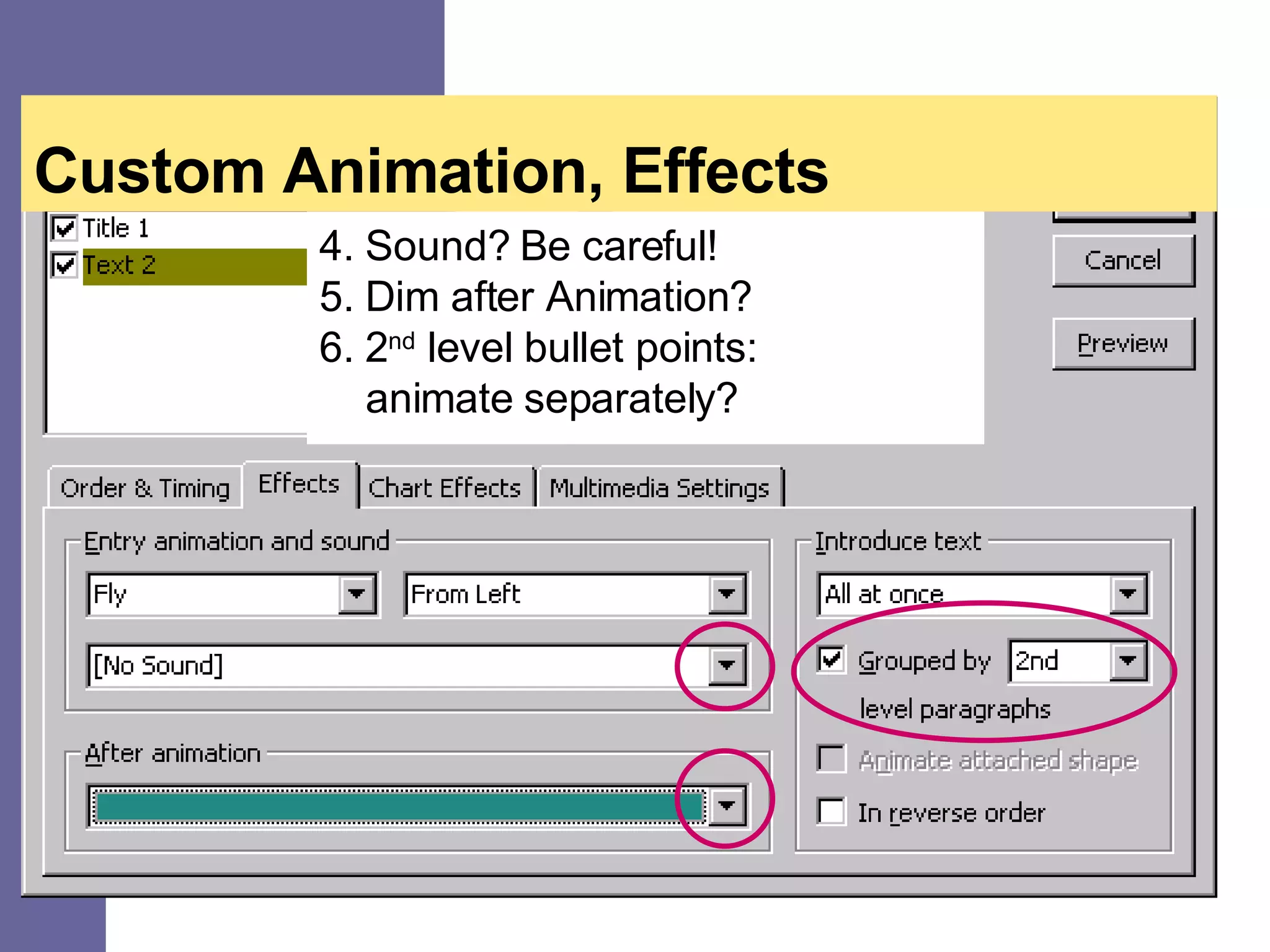 Power Point Animation | PPT