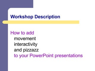 Power Point Animation | PPT
