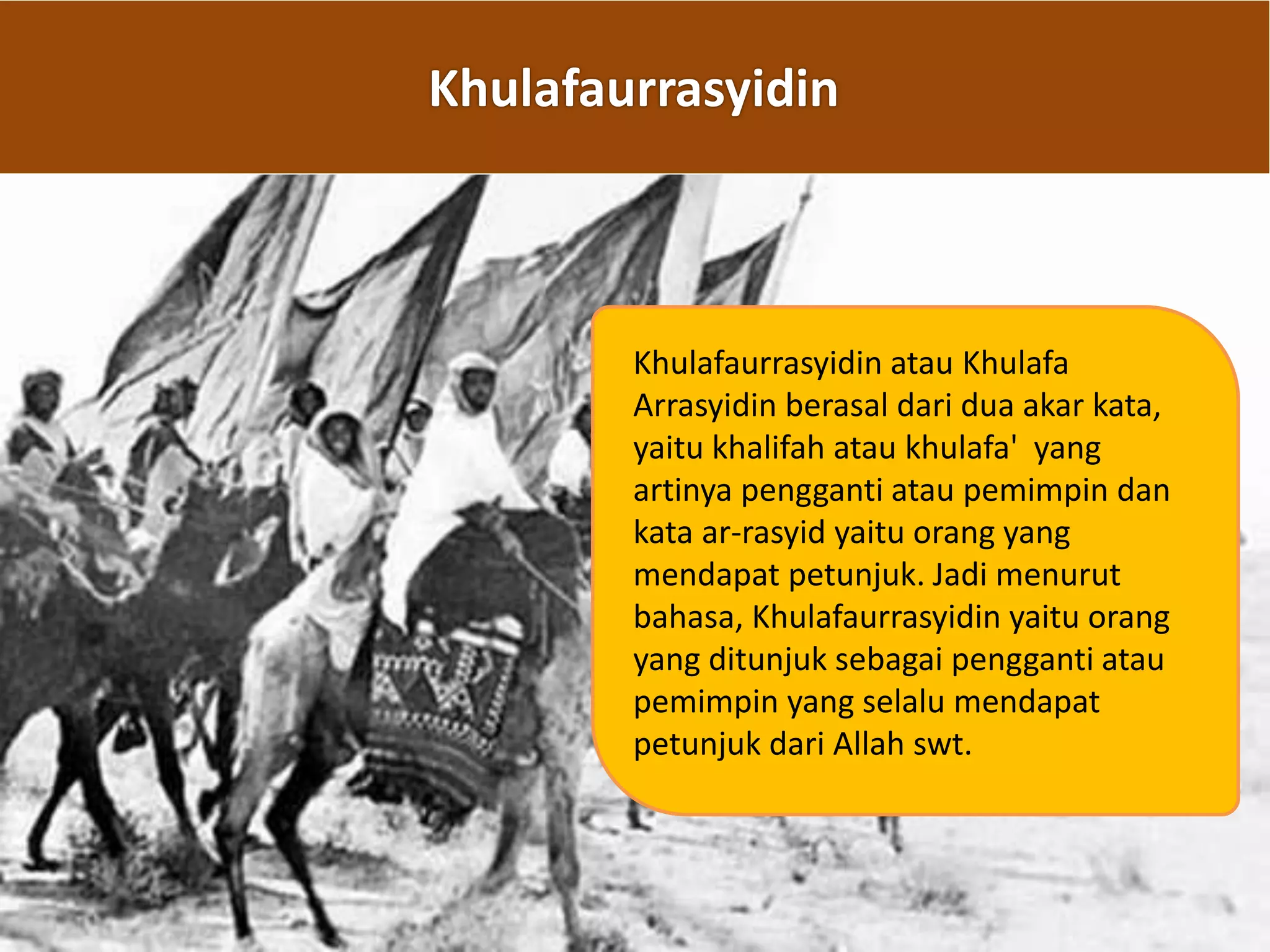 Power point SKI tentang Khulafaur-rasyidin | PPTX