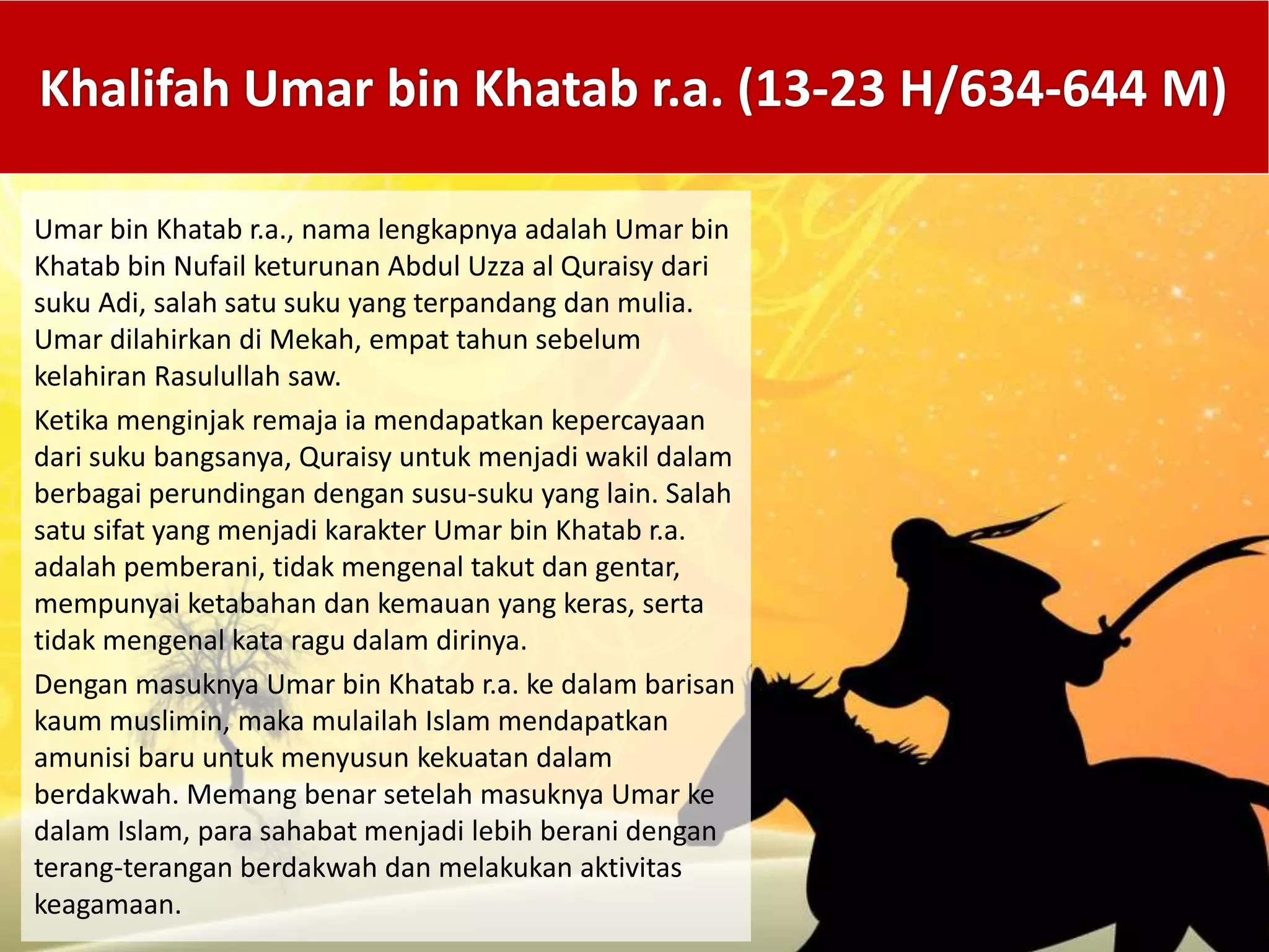 Power point SKI tentang Khulafaur-rasyidin | PPTX