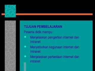 Power point-internet-intranet | PPT