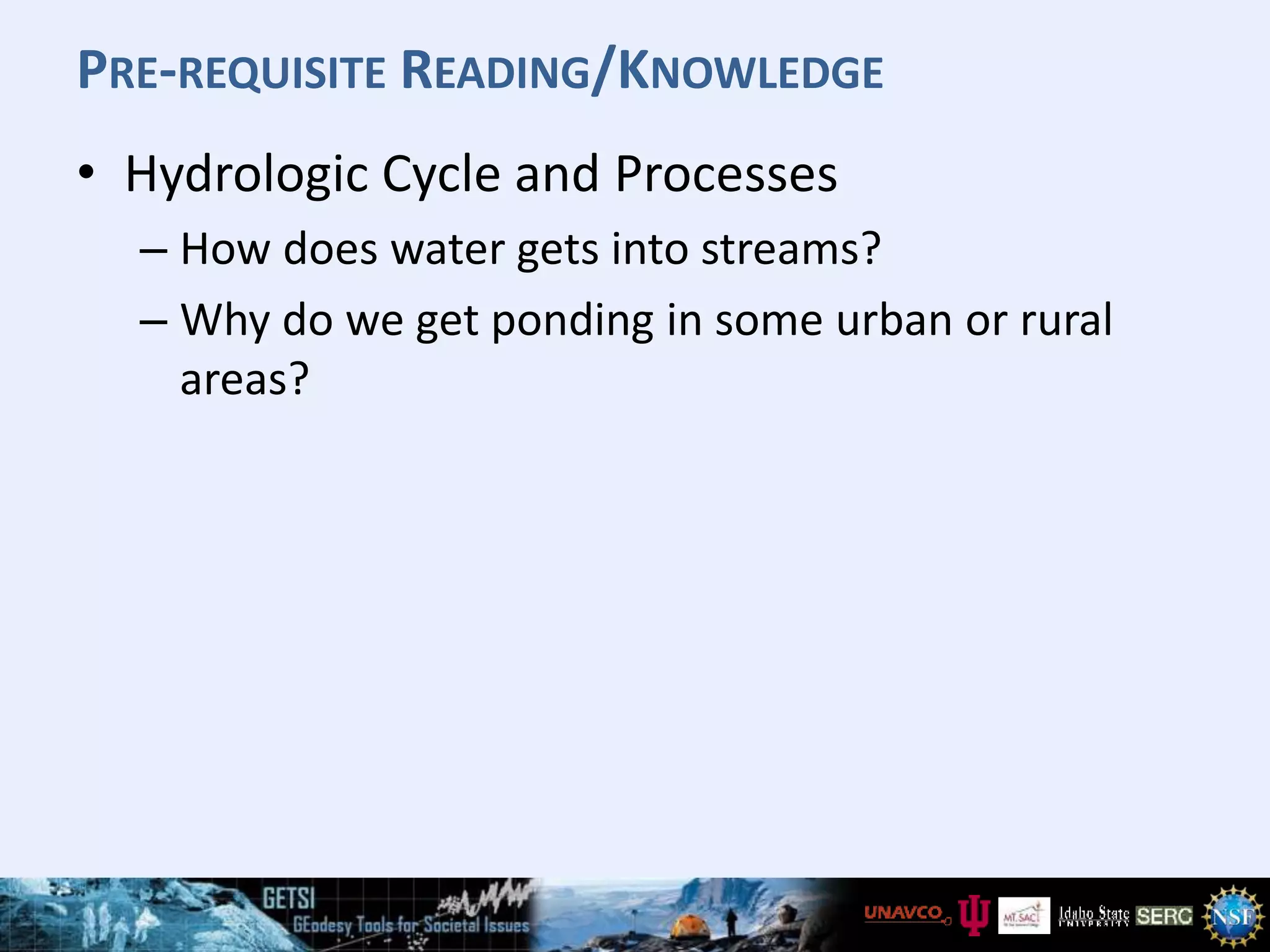 Unit 1 Introduction to Flooding Presentation | PPT