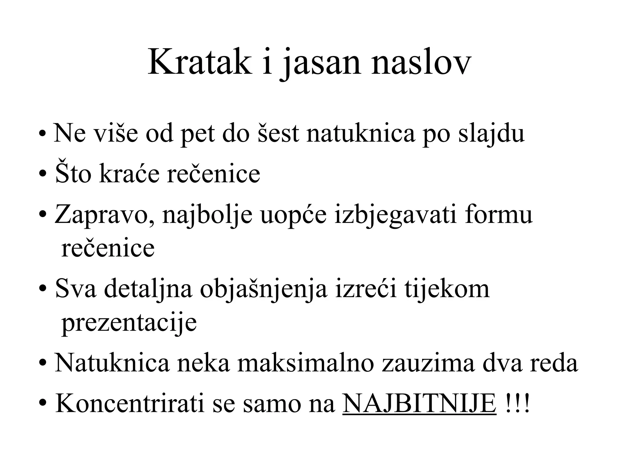 Power Point Prezentacija | PPT