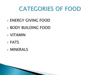 FOOD AND NUTRITION | PPT