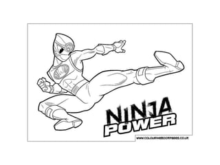 Power rangers Colouring Pages and Kids Colouring Activities | PPT