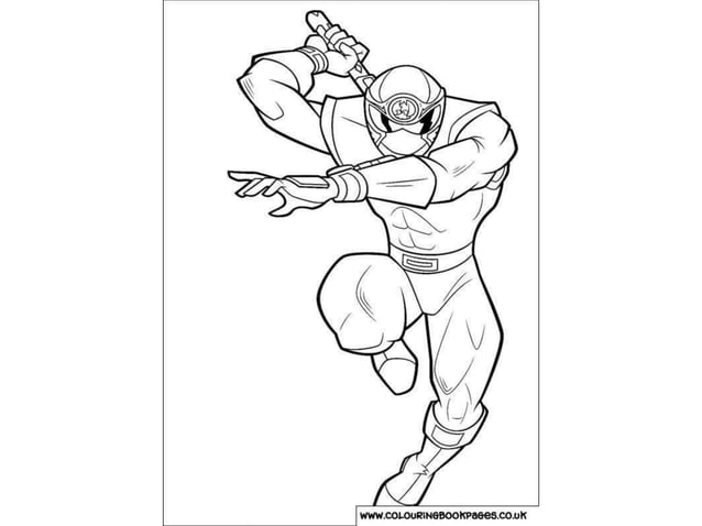 Power rangers Colouring Pages and Kids Colouring Activities | PPT ...