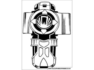 Power Rangers Megaforce Coloring Pages For Kids