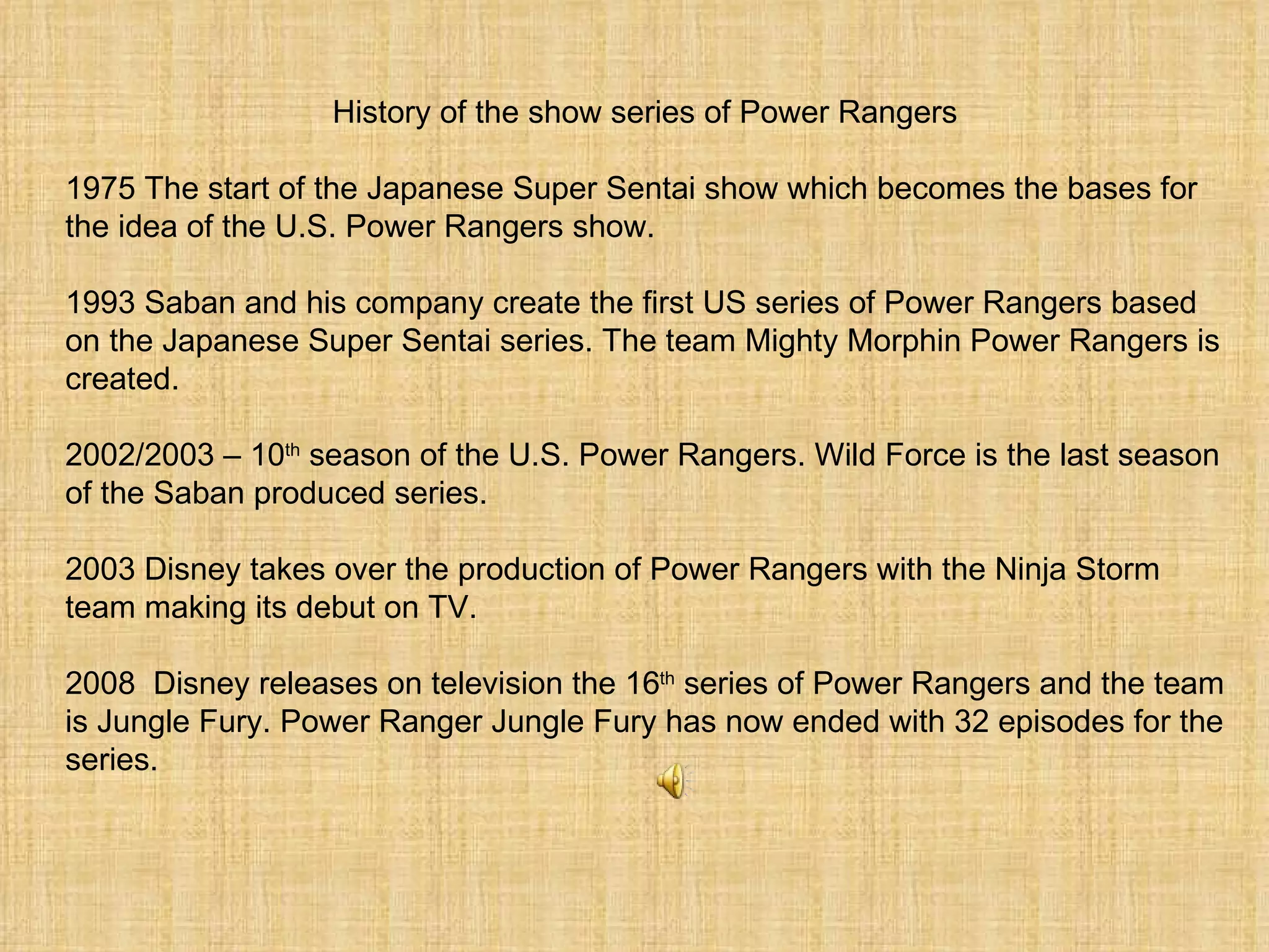 Power Rangers Jungle Fury | PPT