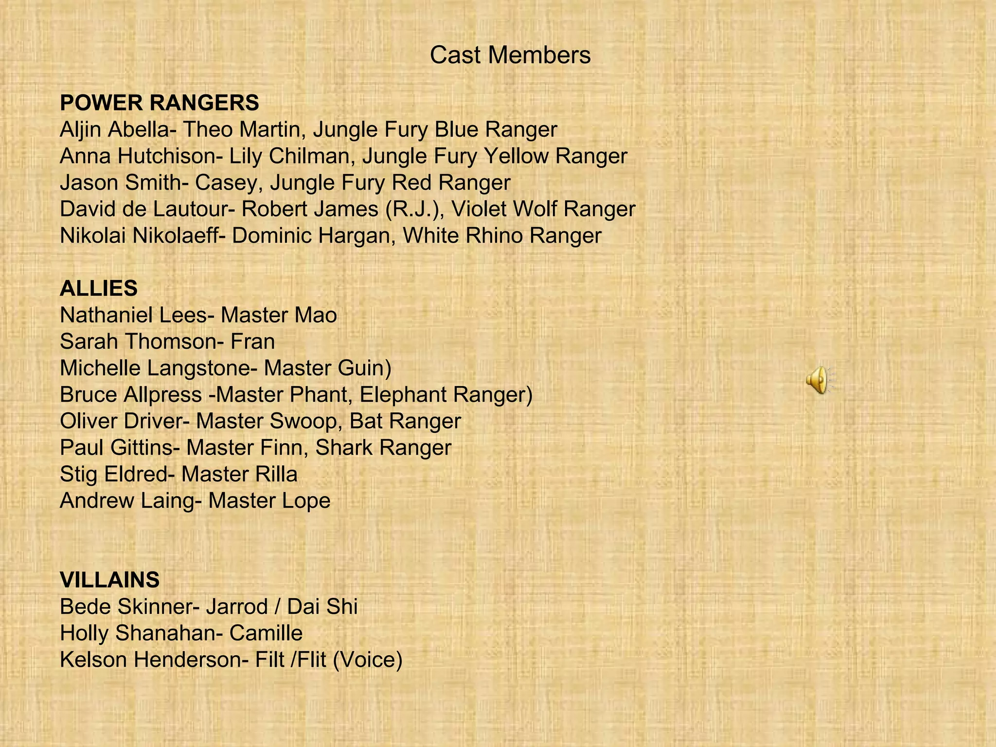 Power Rangers Jungle Fury | PPT
